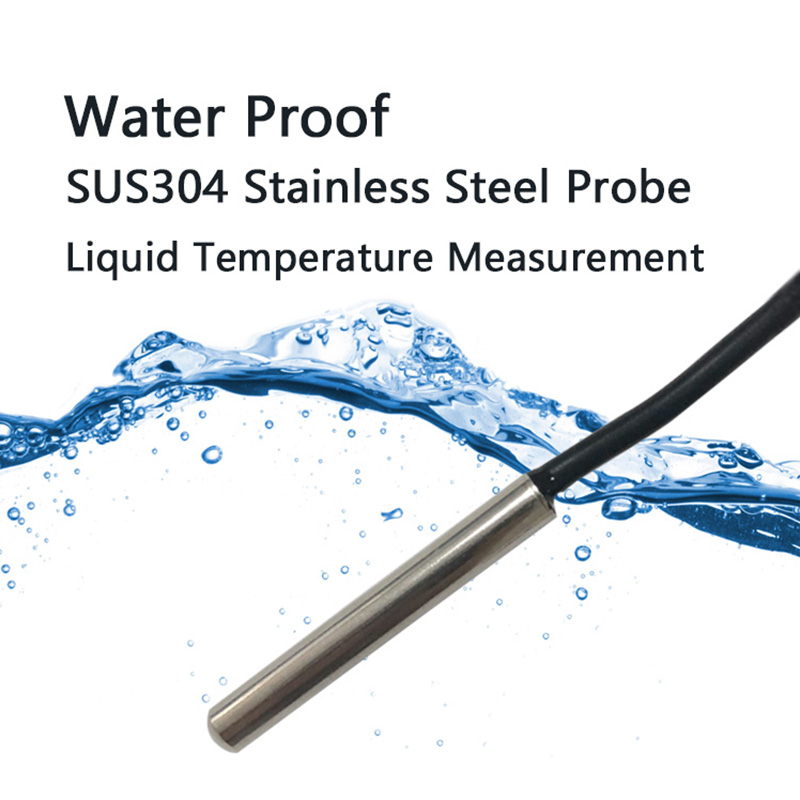 Waterproof Ds18b20 Temperature Sensor Digital Ds18b20 2m 
