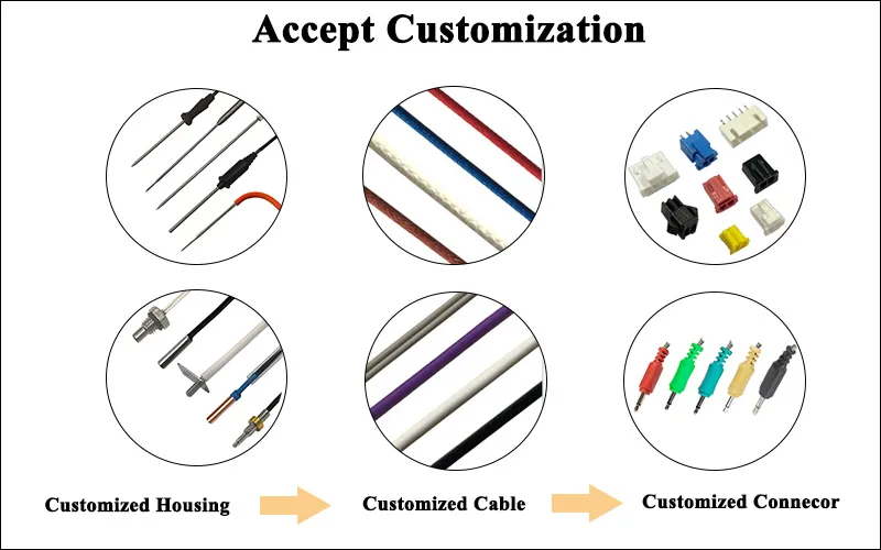 BBQ Temperature probe Food probe NTC meat probe