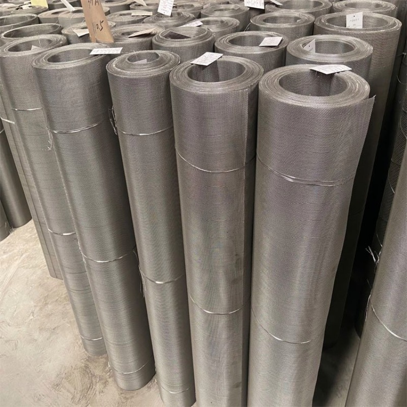 Ultra Wide Stainless Steel Mesh Screen Fine Stainless Steel Screen
