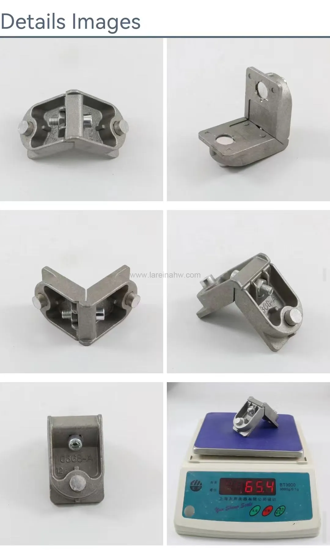 corner joint for aluminium profiles