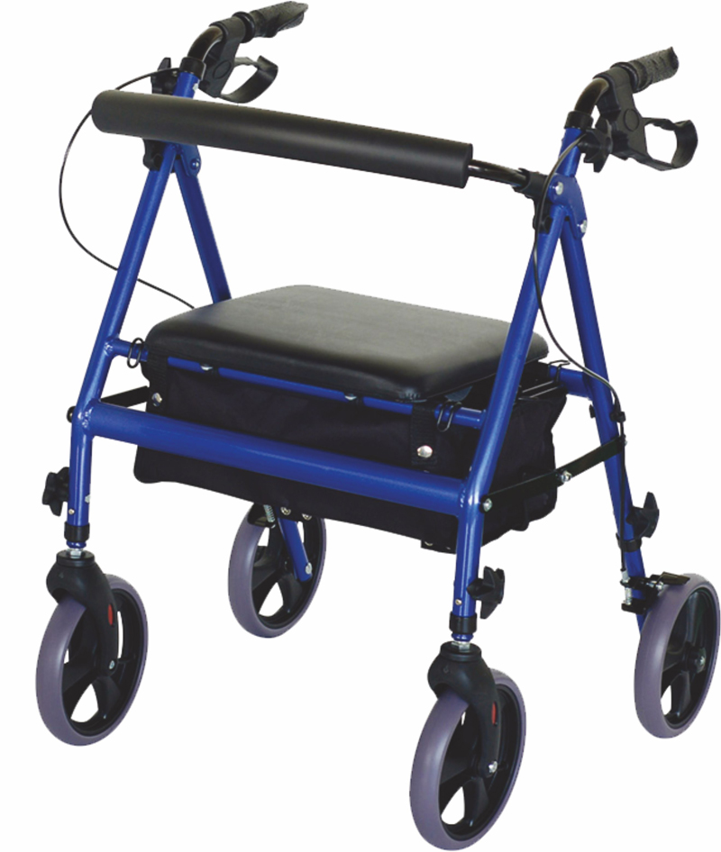 Four wheeled rollator KD C1301