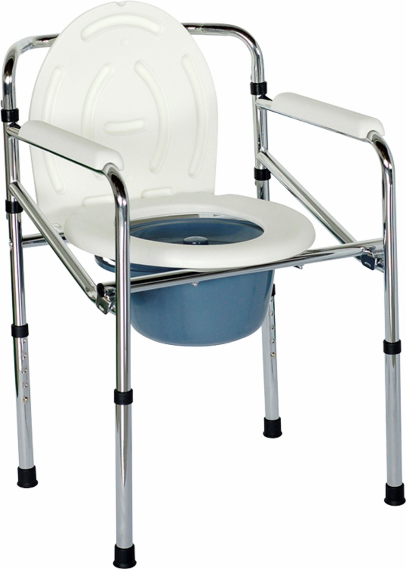 Steel commode chair C2210