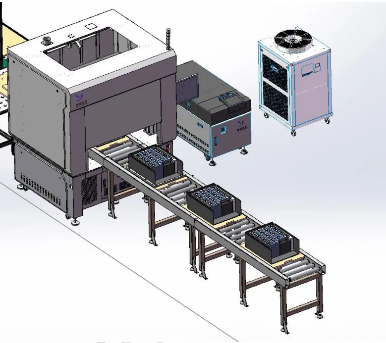 Square Blade Battery ModuleAssembly Line- Huiyao Laser