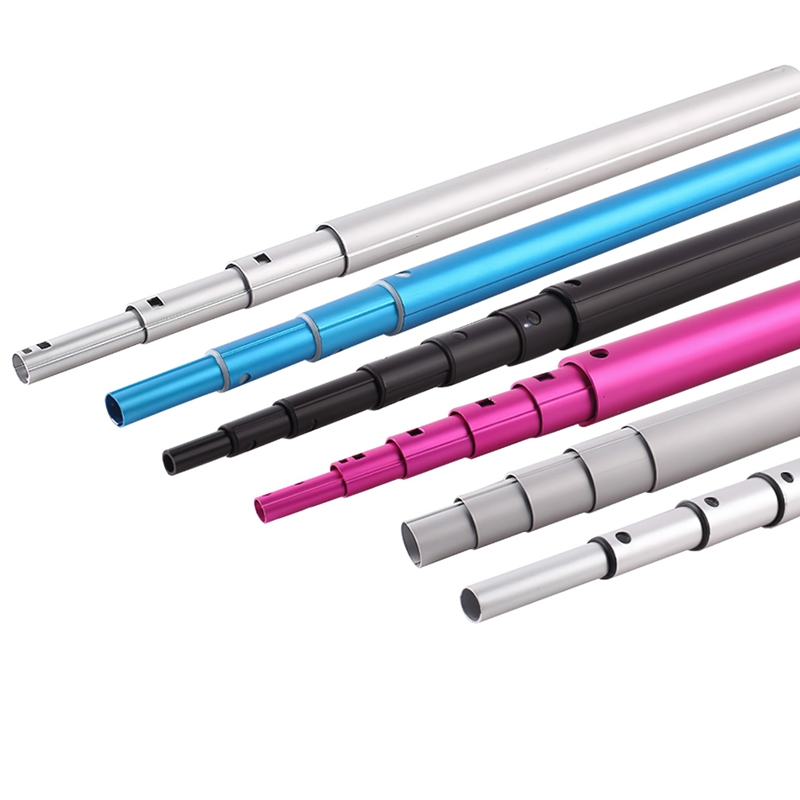 Aluminum Telescopic Tube with Spring Button Lock
