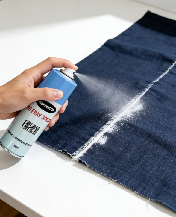 SPRAYMASTER No Fray Spray | Stop Fabric Fraying & Boost Sewing Efficiency