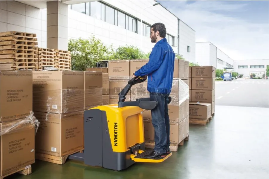 2Ton Stand On Type Electric Pallet Truck for sale