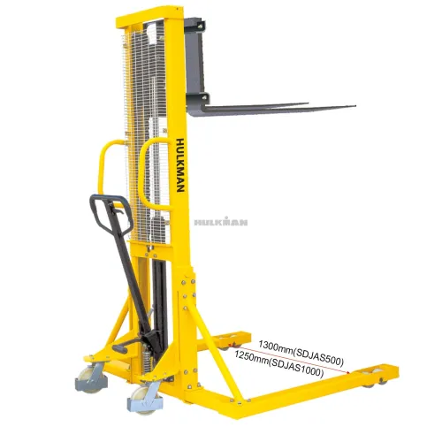 Manual Stacker with Straddle Legs for sale