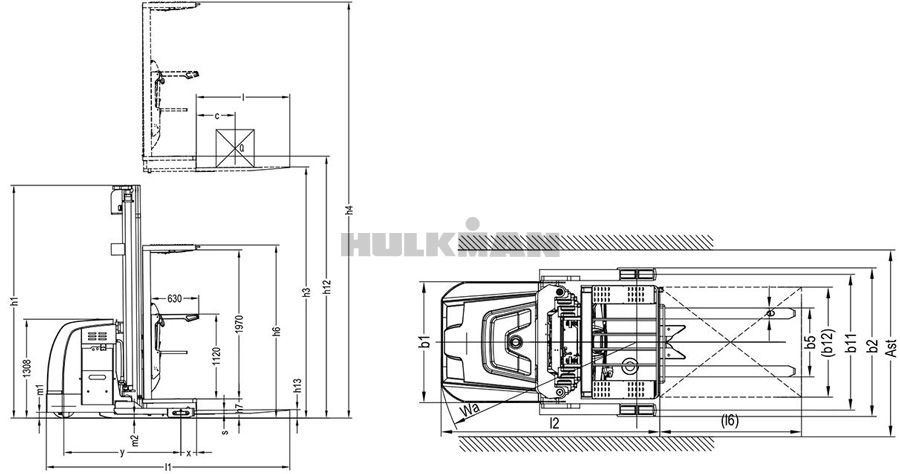 High Level Electric Order Picker