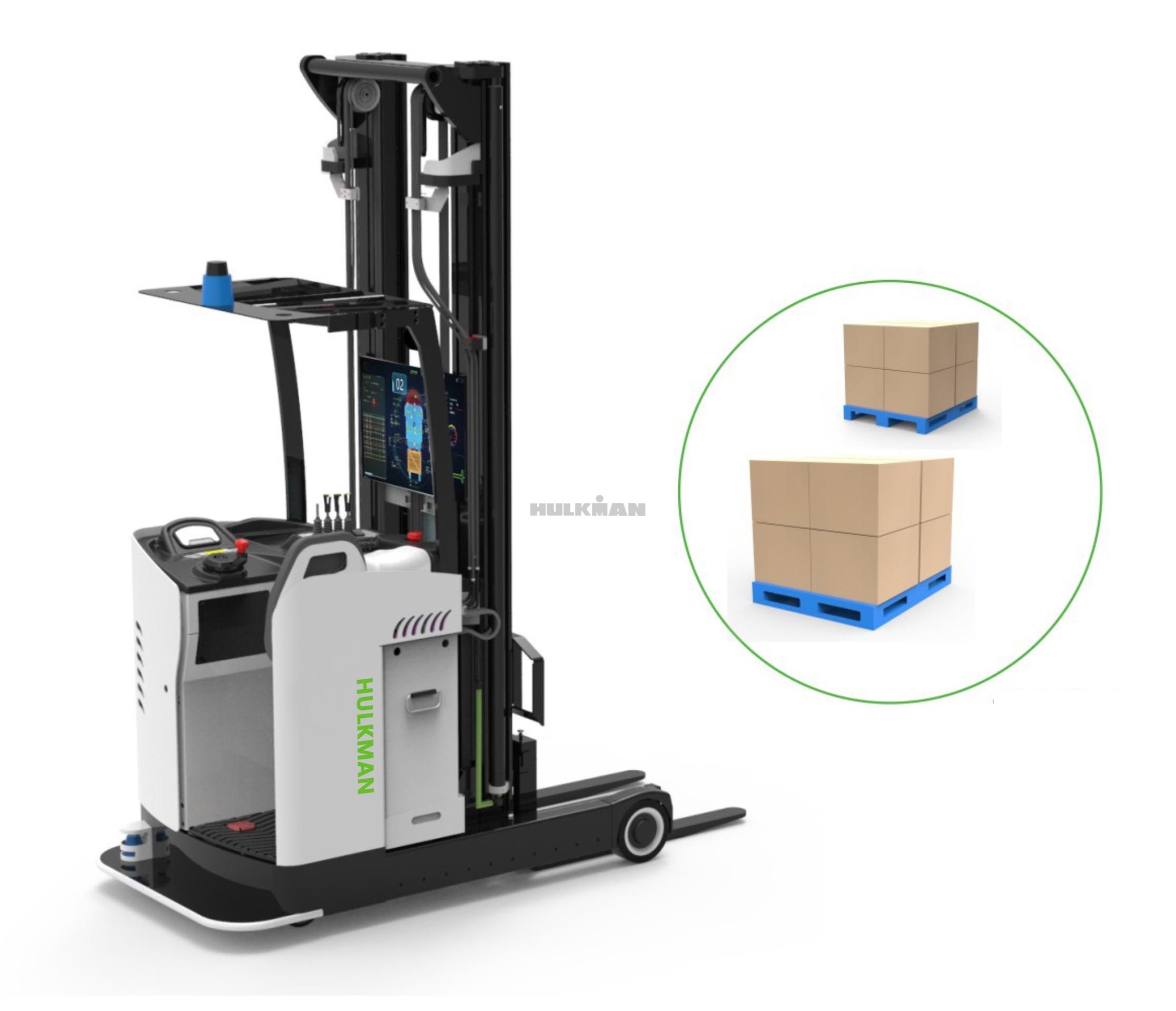 1.5Ton and 2Ton AGV Electric Reach Truck for sale