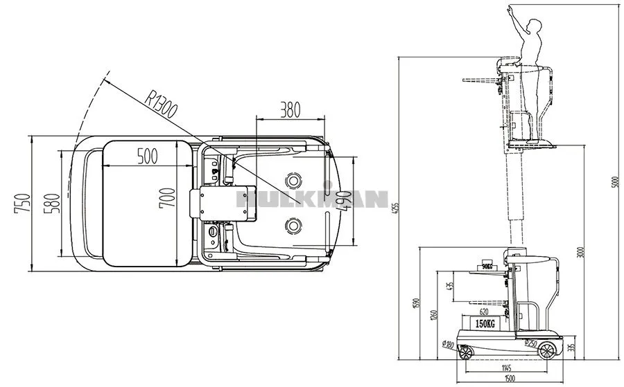 Mini Order Picker for sale