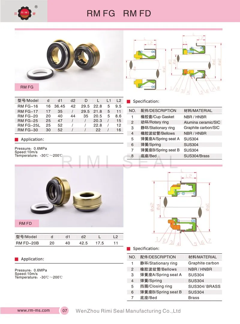 RIMI SEAL RM FD Scania Diesel Truck shaft Seals