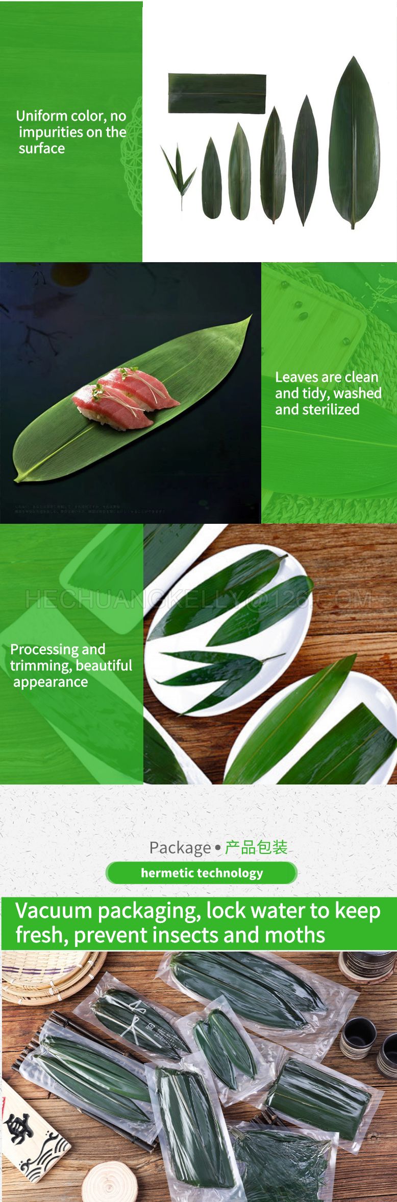 36-38cm Dried Bamboo Leaves For Cooking