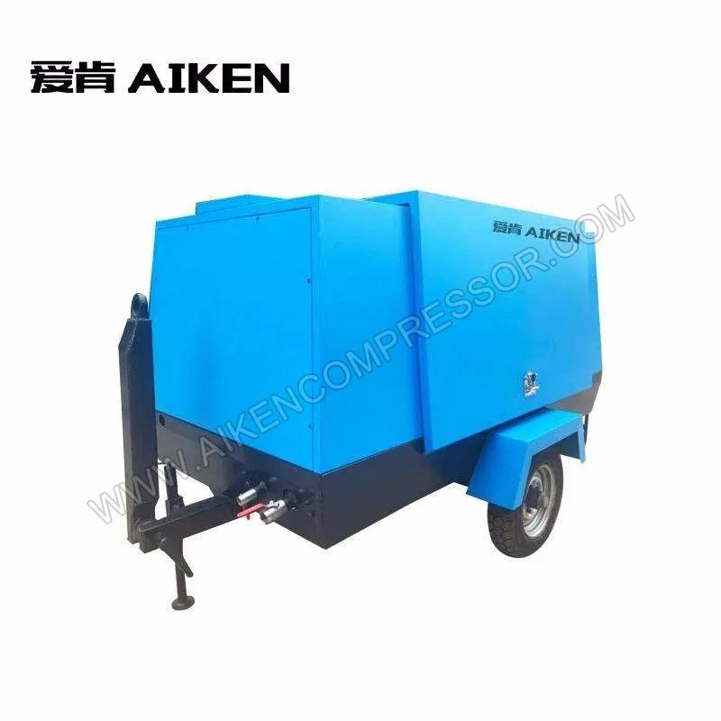portable rotary screw air compressor