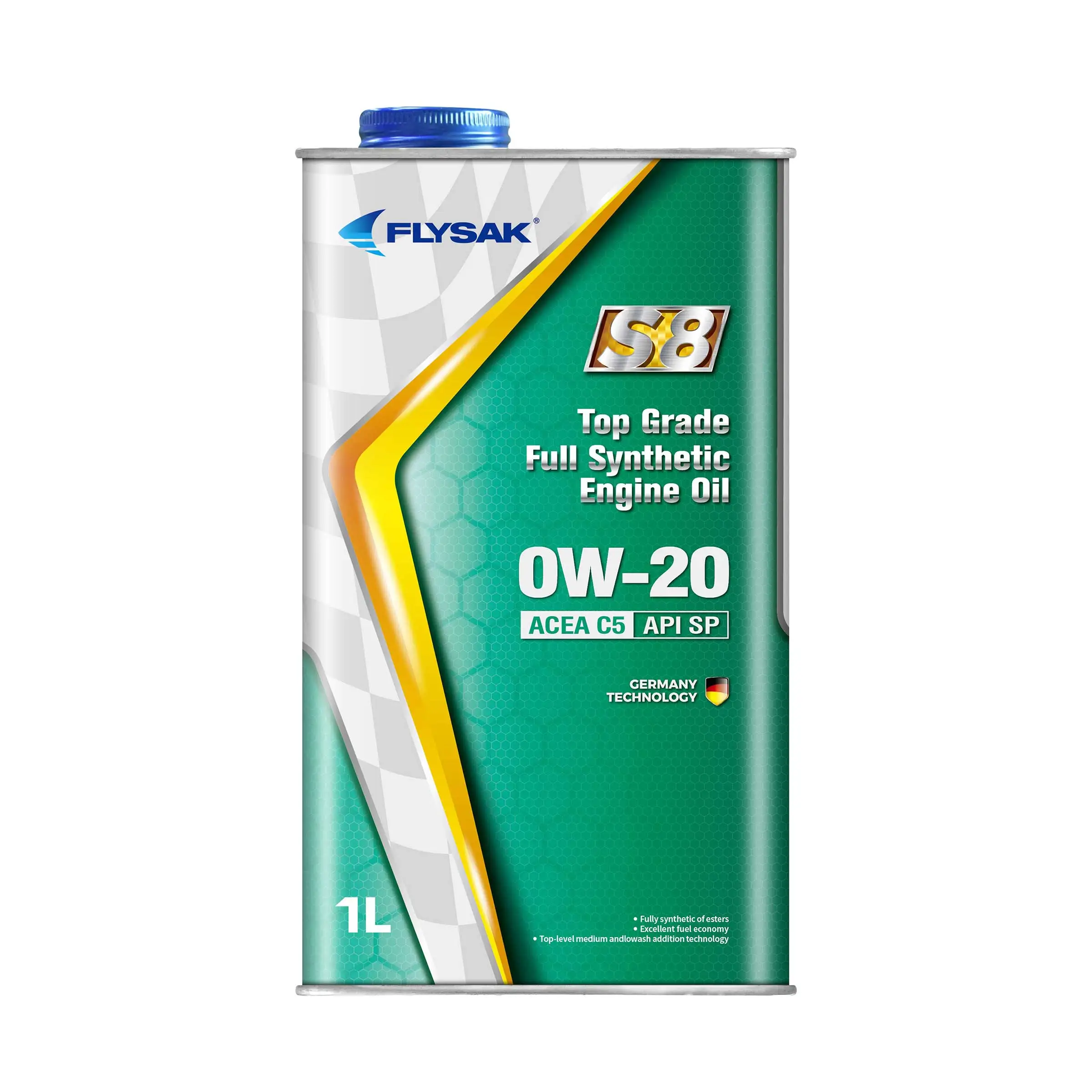 S8 Top Grade Full Synthetic Engine Oil API SP ACEA C5 SAE 0W-20