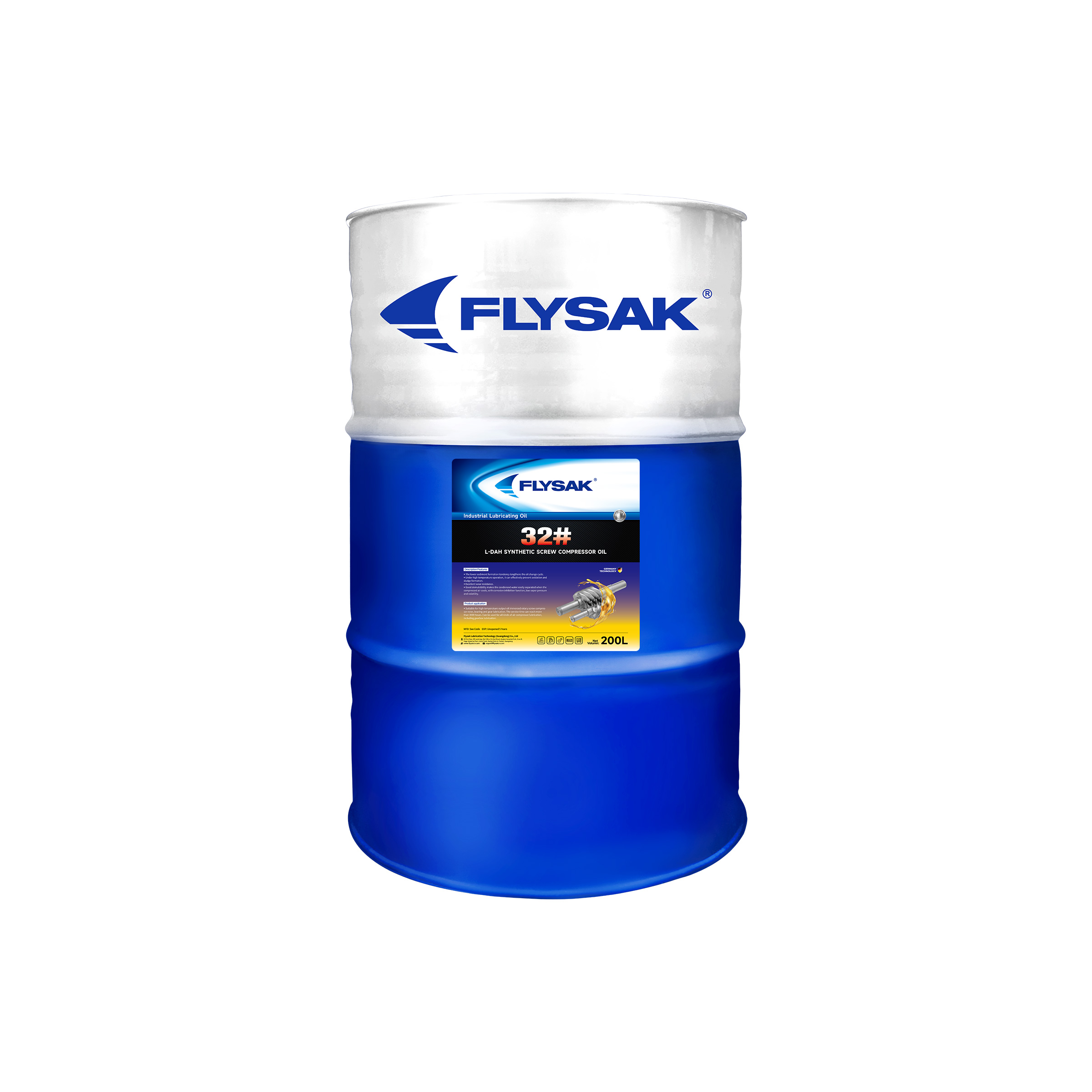 L-DAH Fully Synthetic Screw Compressor Oil