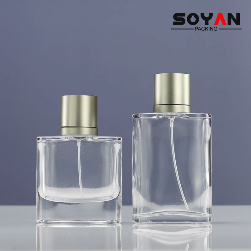 Flat Round Glass Bottle, Flat Round Perfume Glass Spray Bottle