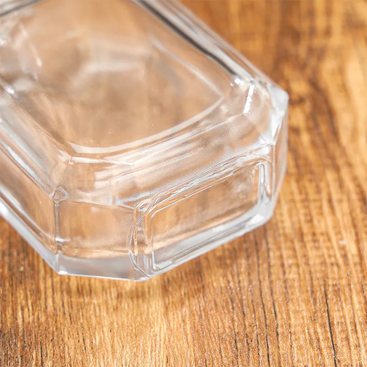 Octagonal Perfume Bottle, Octagonal Perfume Glass Bottle