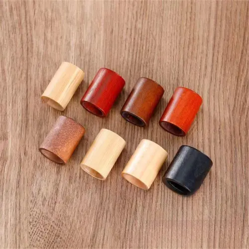 Wood perfume bottle caps