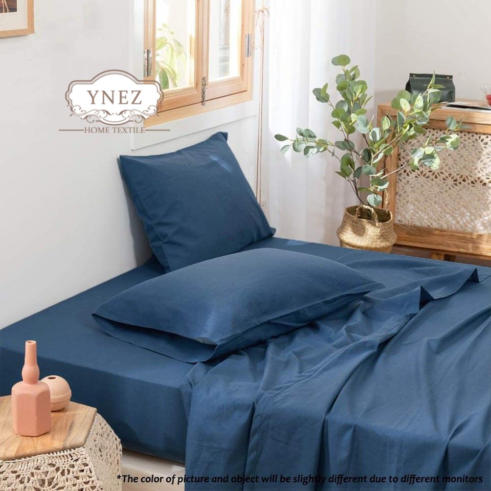 Natural Pure Linen Flax Fiber Bedding Sheet