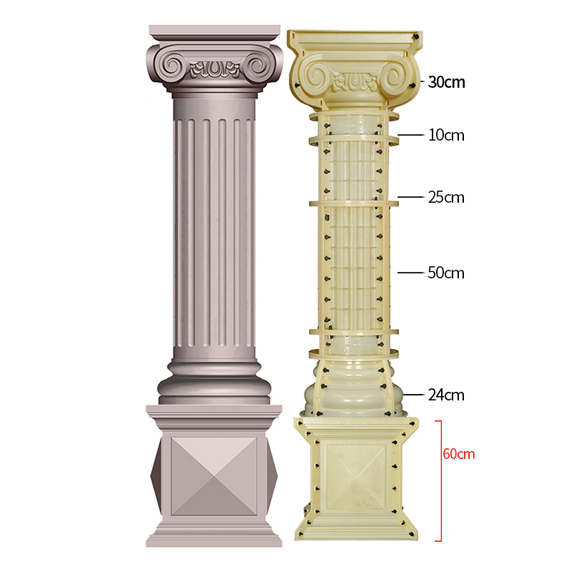 Circular Roman Column Mold SB-C-12