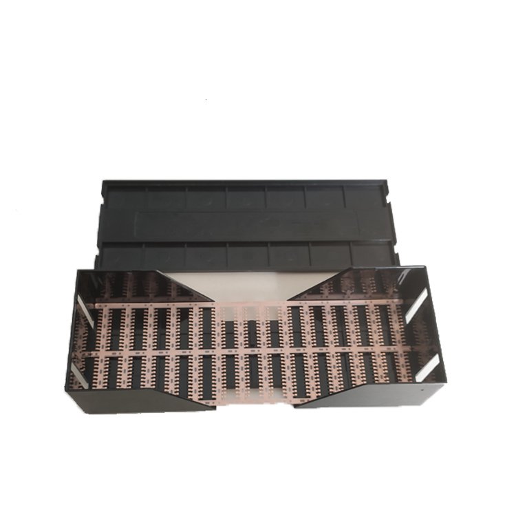 Semiconductor integrated block lead frame packaging box