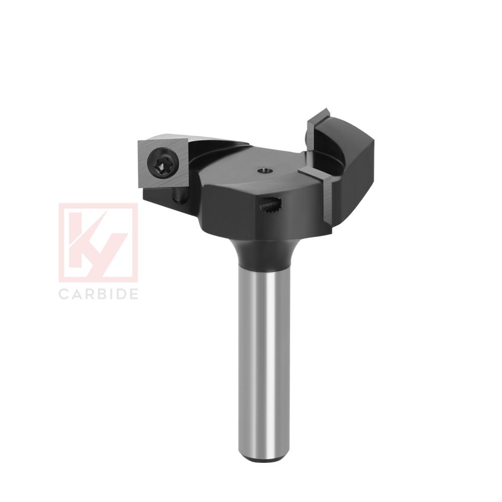 KY 3 Flute Spoilboard Surfacing Router Bits with Inserts