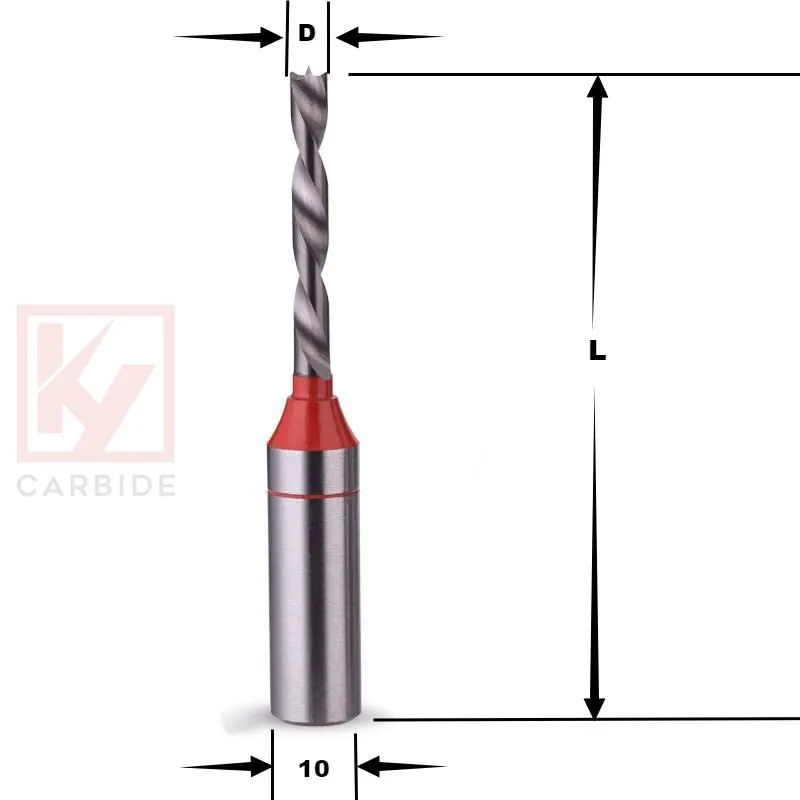 CNC Carbide Wood Blind Drill Bits - Perfect for Precision Drilling