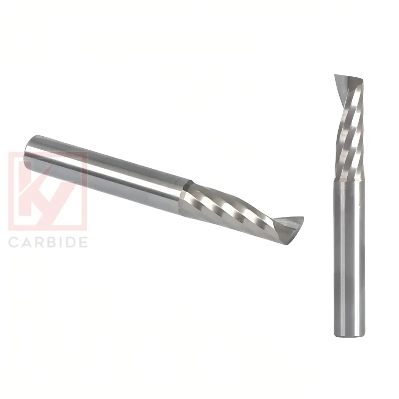 Single Spiral Flute Upcut End Mill