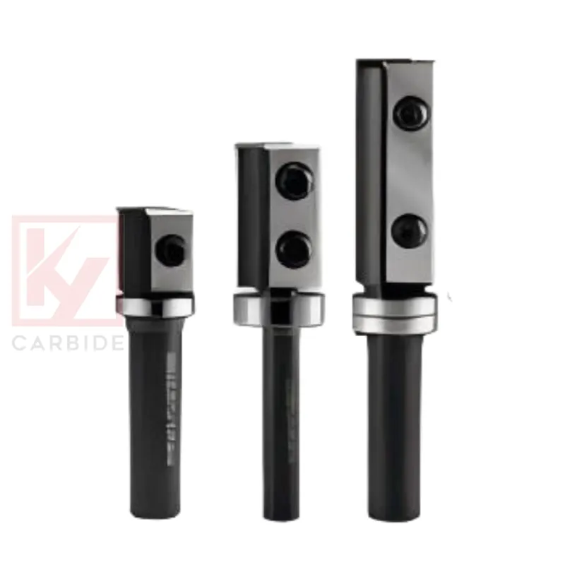 Top Bearing Flush Trim Router Bit With Inserts