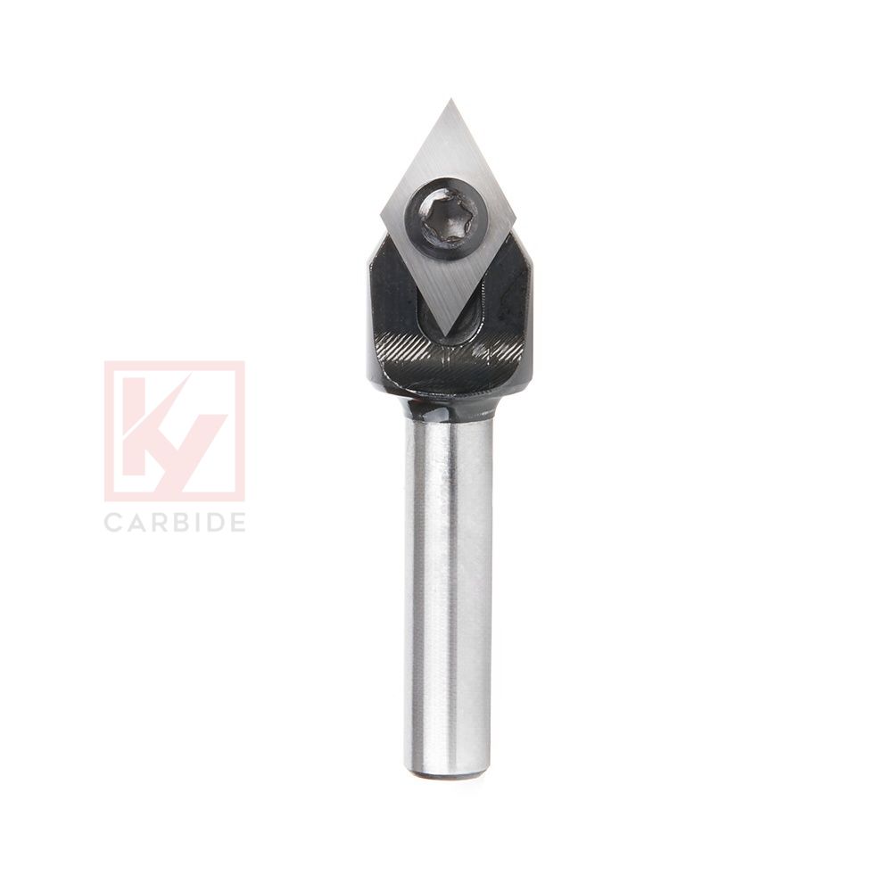60 Deg Insert V-Groove Router Bits