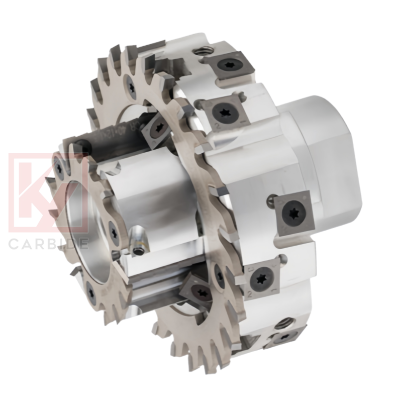 Tenon Cutter Head With Double Saw Blades