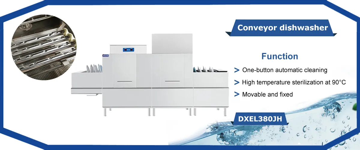 Restaurant Dishwashing Equipment Large Conveyor Belt Integrated ...