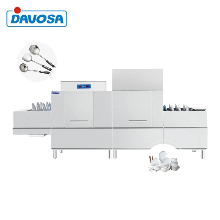 Commercial Kitchen Fully Automatic Dishwasher Equipment