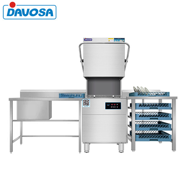 High-temp Hood Type Commercial Dishwasher