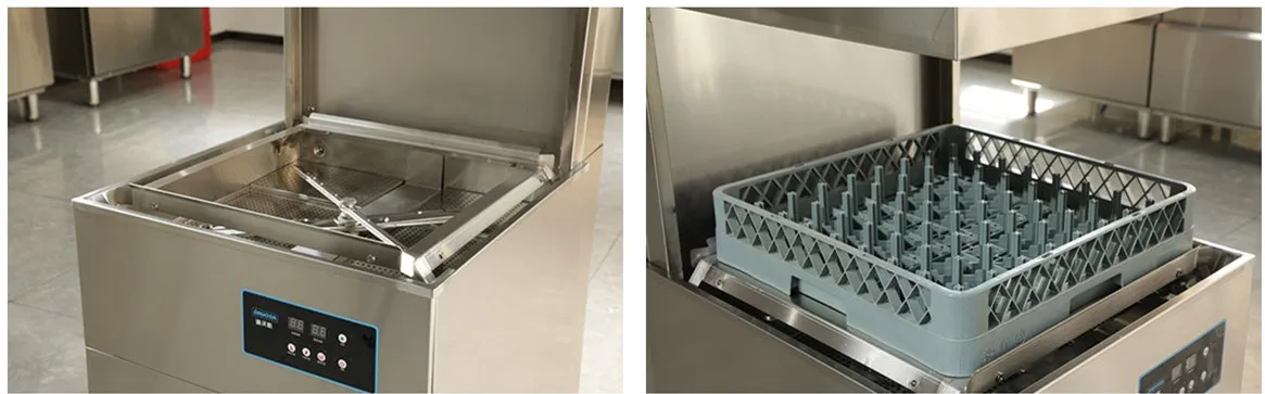 High-temp Hood Type Commercial Dishwasher