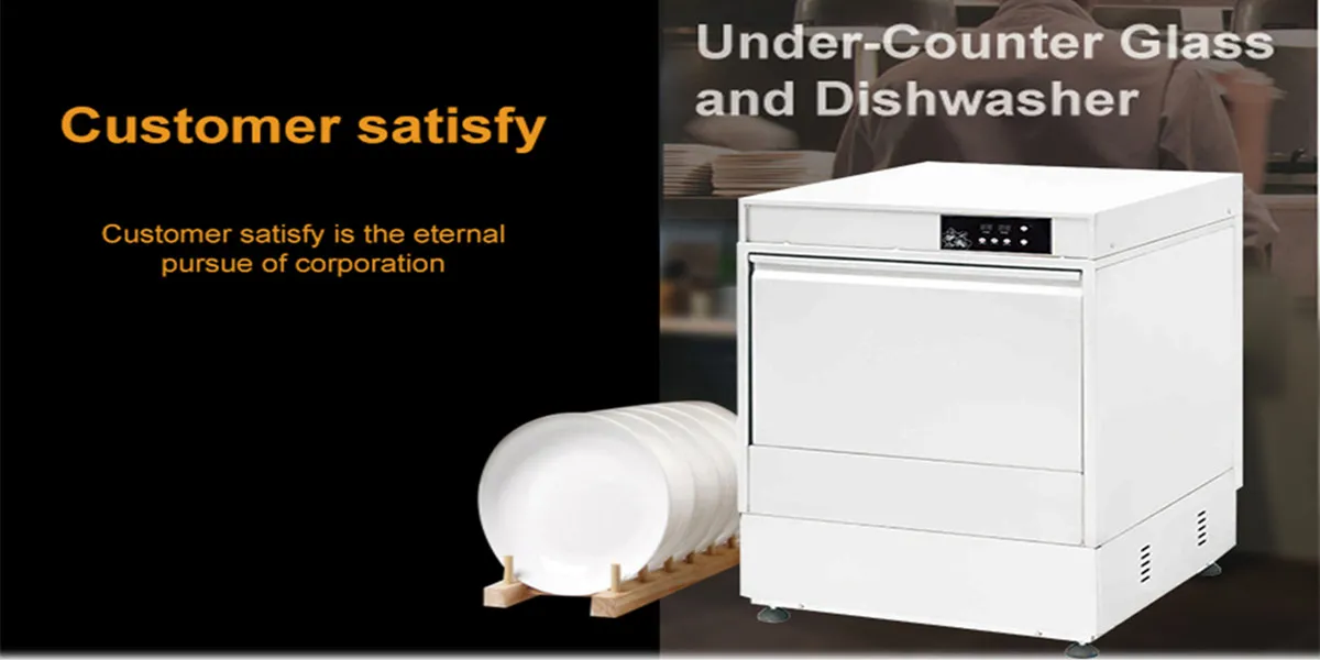Automatic Mini Desktop Glass Washer Bar Undercounter Built-in Dishwasher