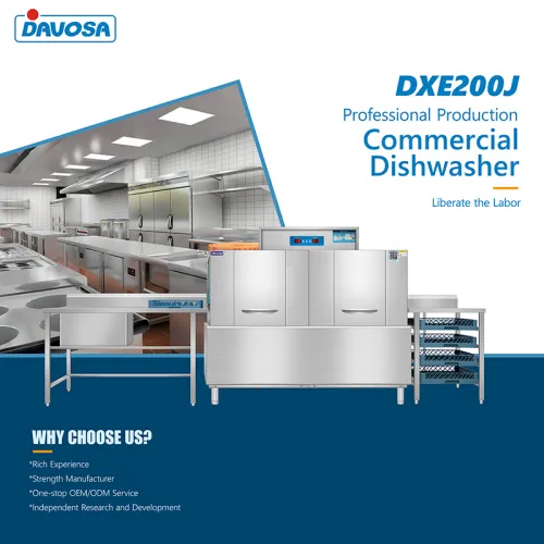 304 Stainless Steel Automatic Restaurant Dishwasher