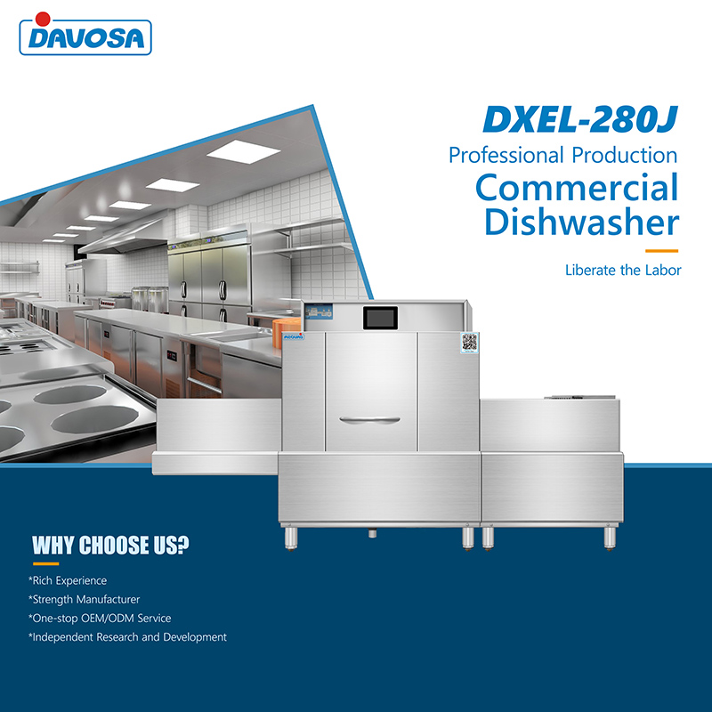 Fully Automatic Dish Washing Kitchen Appliances Hotel School Restaurant ...