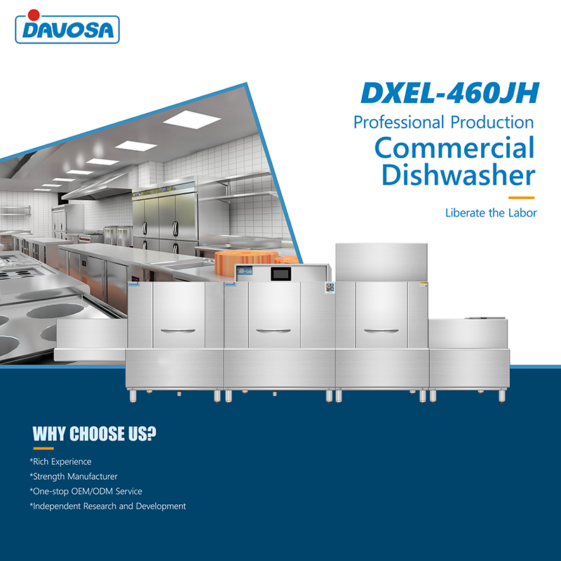 Modular Industrial Dishwashing Machine Large Commercial Kitchen Dish ...