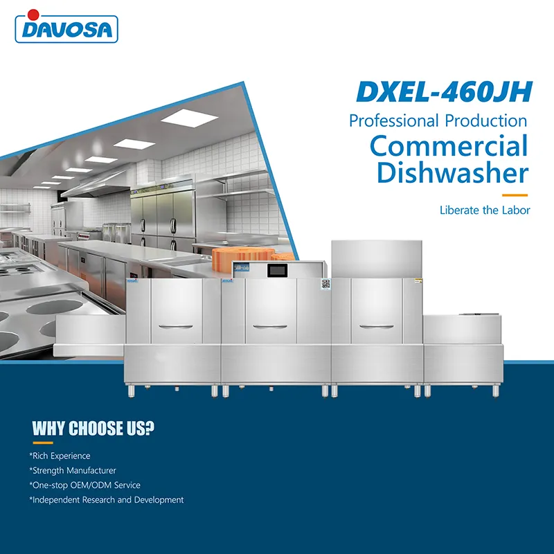 Modular Industrial Dishwashing Machine Large Commercial Kitchen Dish ...