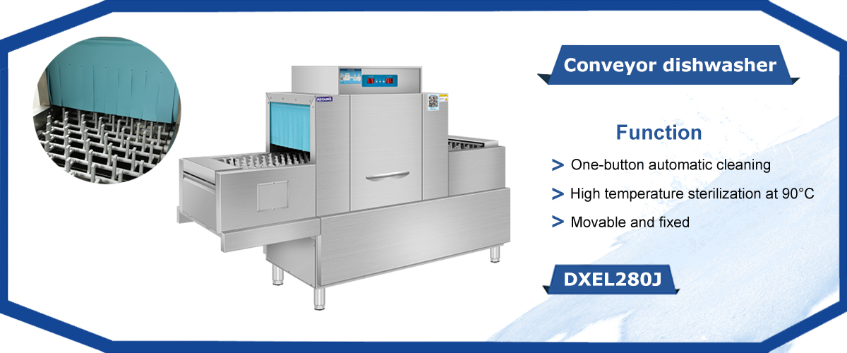 Fully Automatic Dish Washing Kitchen Appliances Hotel School Restaurant ...