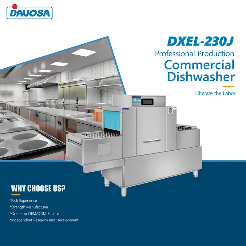 Commercial Restaurant Kitchen Dishwasher Freestanding Dish Washing Machine