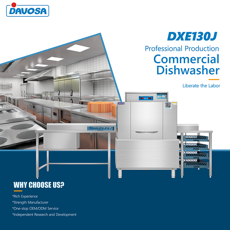 High Efficiency Automatic Dishwasher Machine for Restaurant