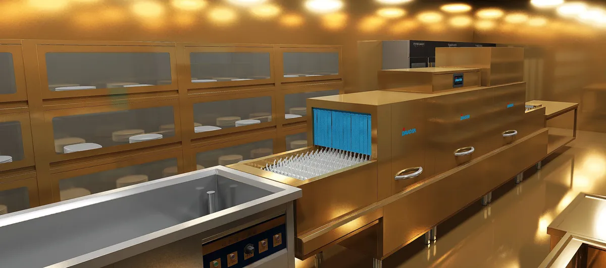 Automatic Crate Washing Machine Tableware Tray Washer