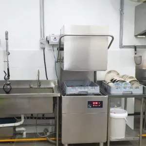 High-temp Hood Type Commercial Dishwasher