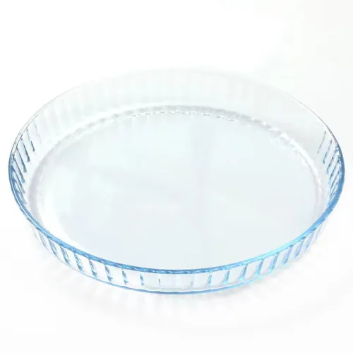 High Borosilicate Glass Pizza Baking Pan