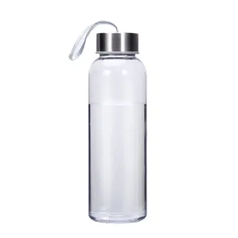 glass bottle with lid