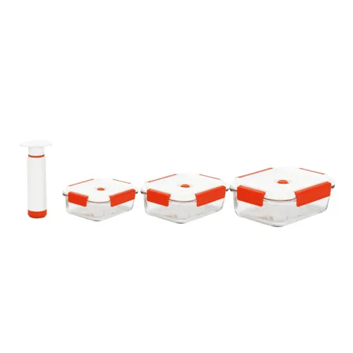 vacuum lid glass storage container