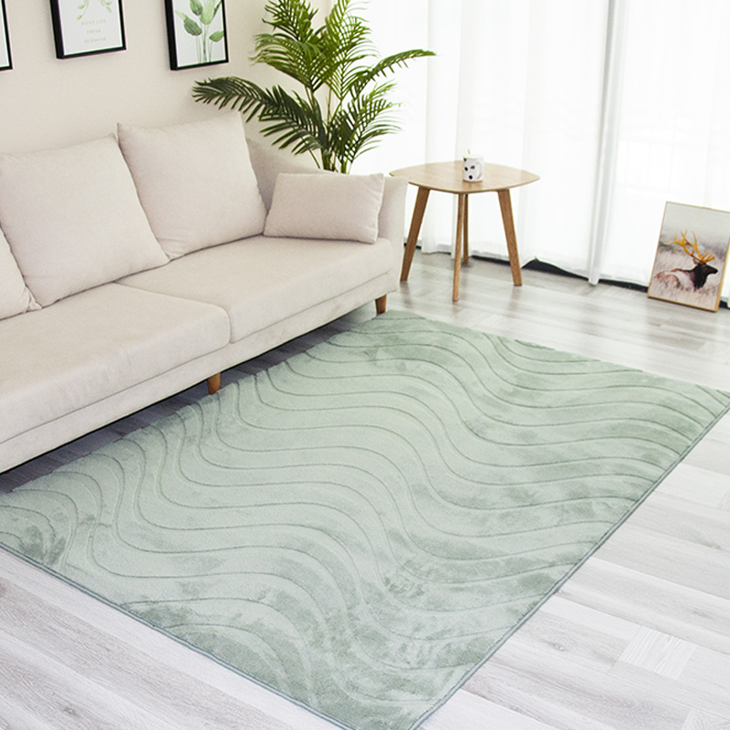 Wave Jacquard Microfiber Rugs