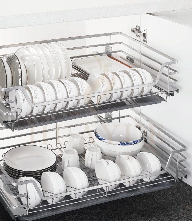 Four Side Pull-out Dish Rack - HUAYUE